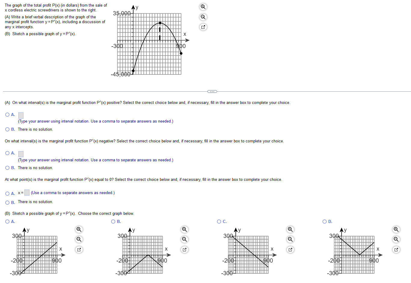 solved-the-graph-of-the-total-profit-p-x-in-dollars-from-chegg