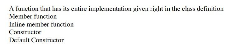 Solved What type of parameter should be used when the | Chegg.com