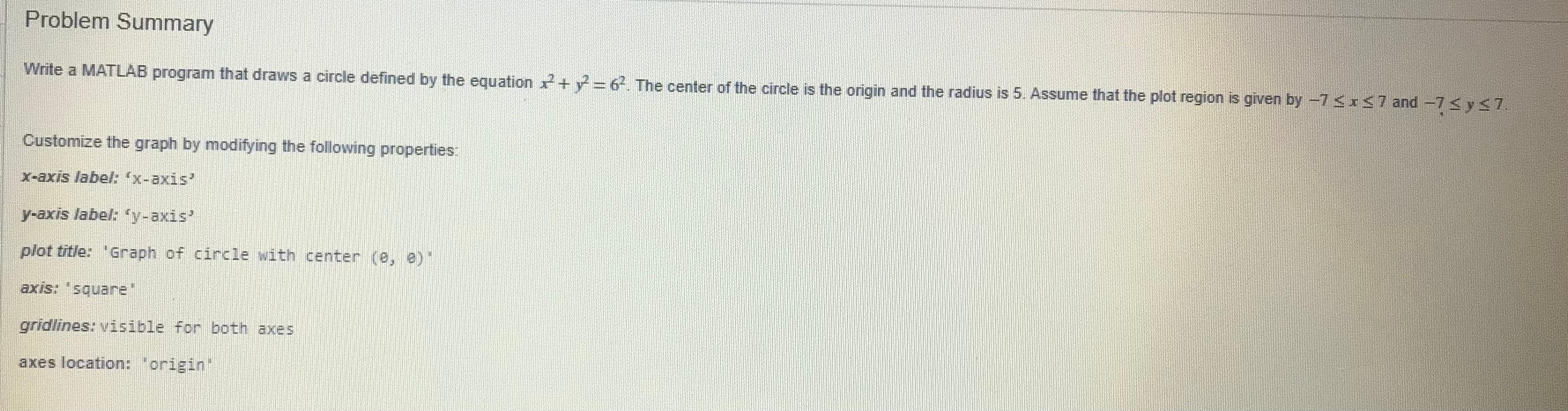 Solved Customize the graph by modifying the following | Chegg.com