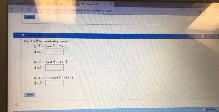 Solved Find A vector times B vector for the following | Chegg.com