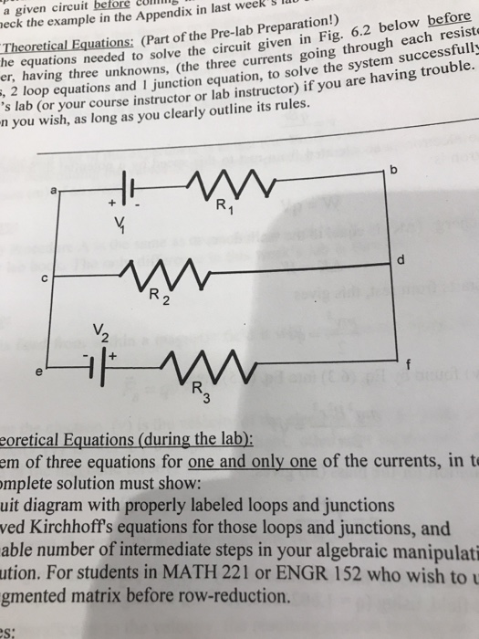 Solved Can someone write the junction equation and two loop | Chegg.com