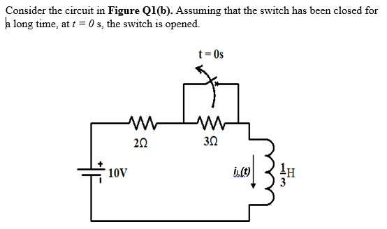 Solved Consider the circuit in Figure Q1(b). Assuming that | Chegg.com
