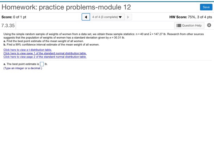 Solved Homework Practice Problems Module 12 Score 0 Of 1