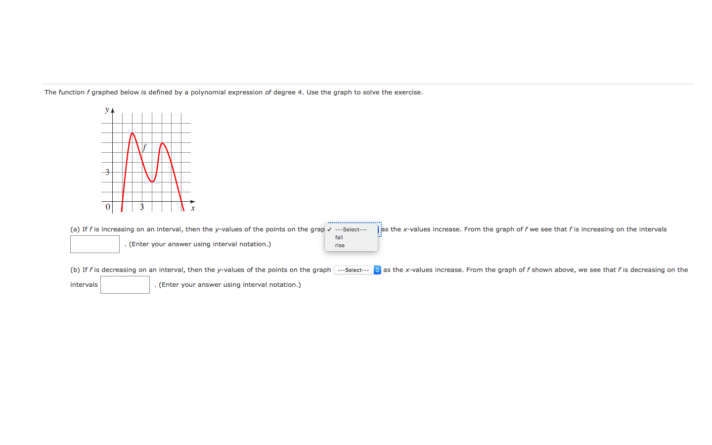 Solved The Function F Graphed Below Is Defined By A