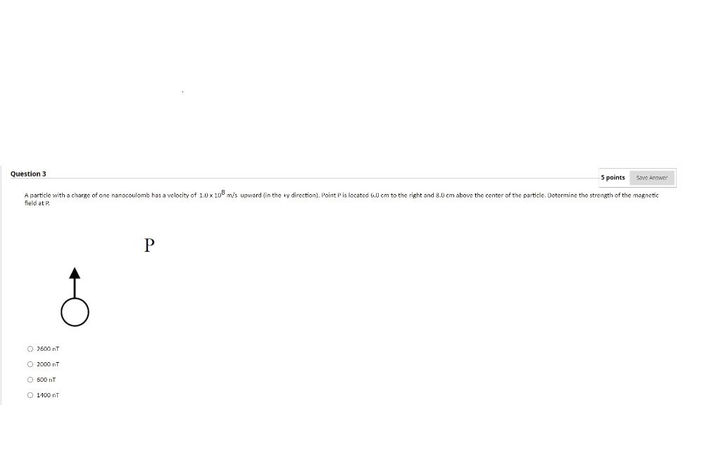 Solved 1) A particle with a charge of one nanocoulomb has | Chegg.com