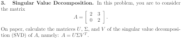 Solved 2. Diagonalizing symmetric matrices. In this problem, | Chegg.com