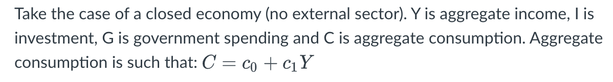 Solved What is the aggregate demand equation for the economy | Chegg.com