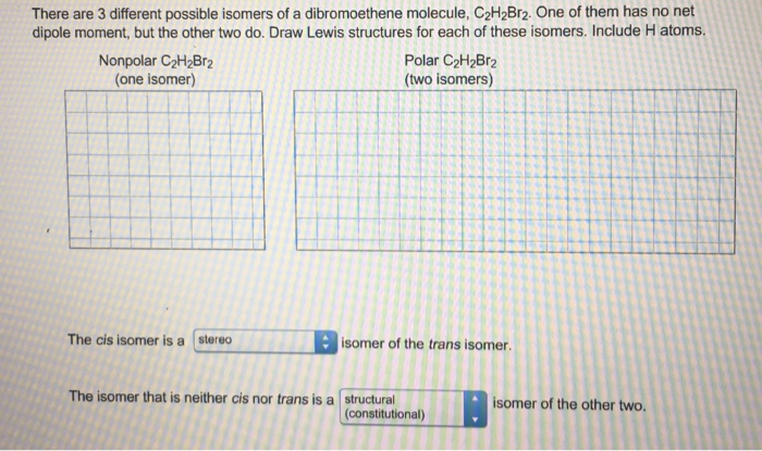 Solved There are 3 different possible isomers of a | Chegg.com