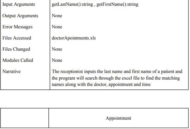 Appointment \begin{tabular}{|l|l|} \hline Module | Chegg.com