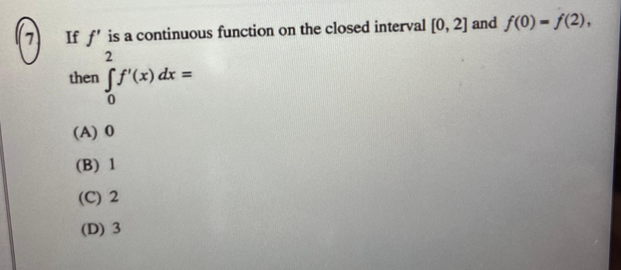 Solved If f′ is a continuous function on the closed interval | Chegg.com