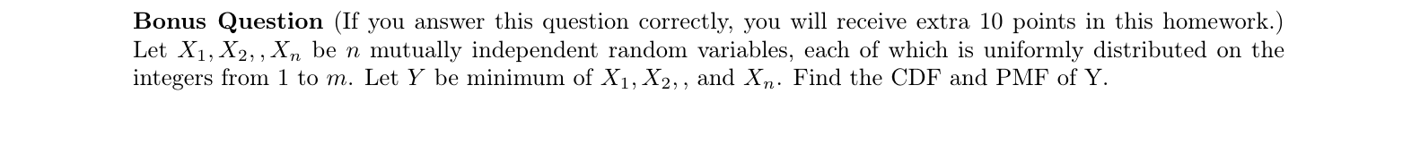 Solved Bonus Question (If you answer this question | Chegg.com
