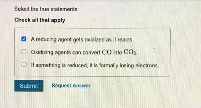 Solved Select the true statements: Check all that apply A | Chegg.com