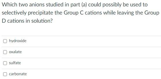 Table 2: K Selected Kp values and solubility at | Chegg.com