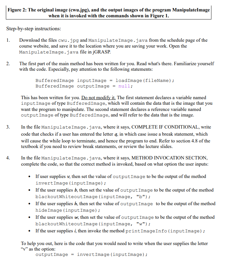 Solved file// Bufferedimage buff, and output the results. // | Chegg.com