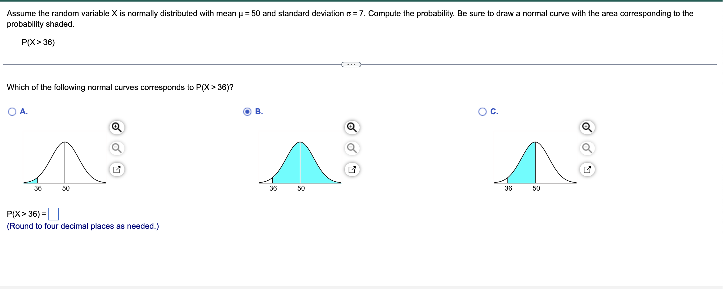 Solved Assume the random variable X is normally distributed | Chegg.com