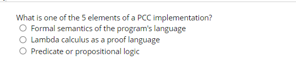 Solved What is one of the 5 elements of a PCC | Chegg.com