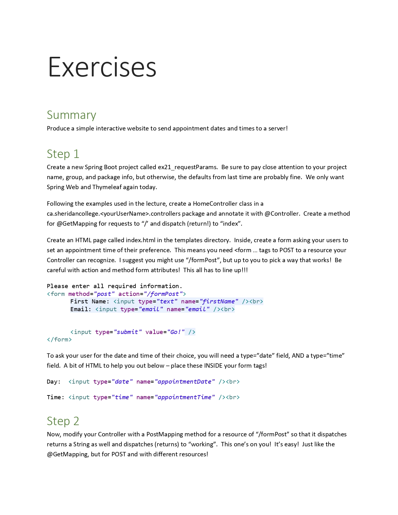 Solved Summary Produce a simple interactive website to send | Chegg.com