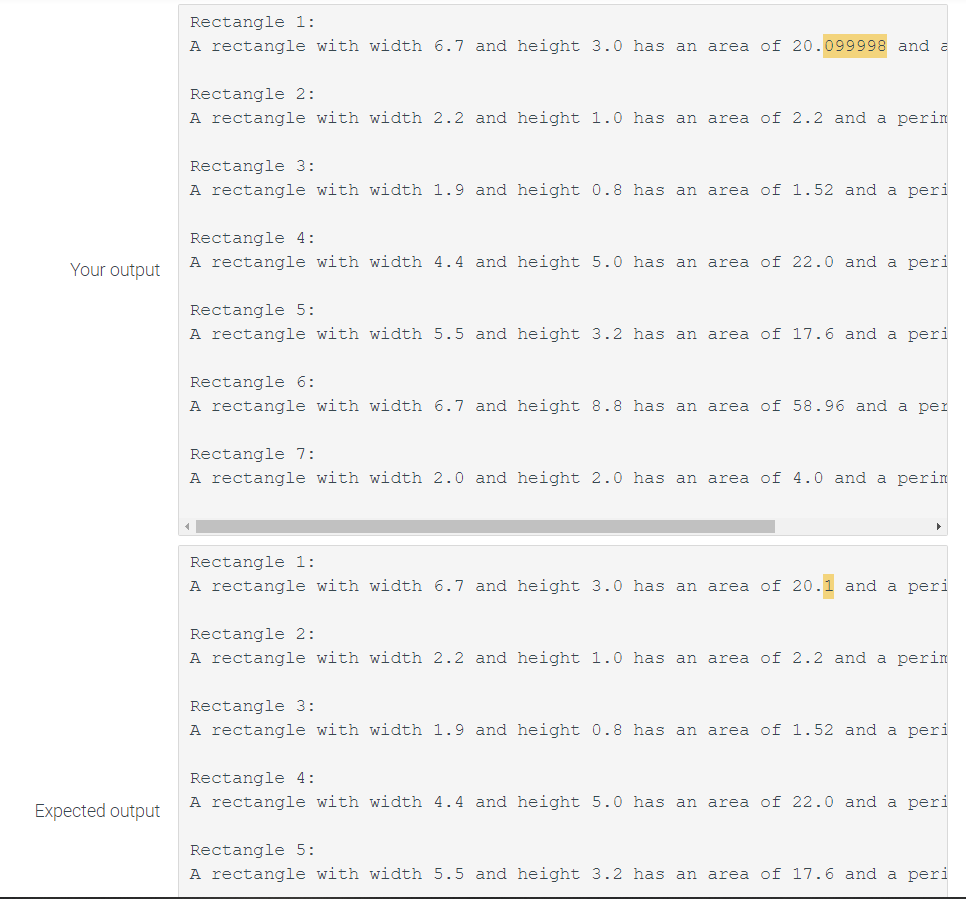 Solved This assignment will utilize the Rectangle class you | Chegg.com