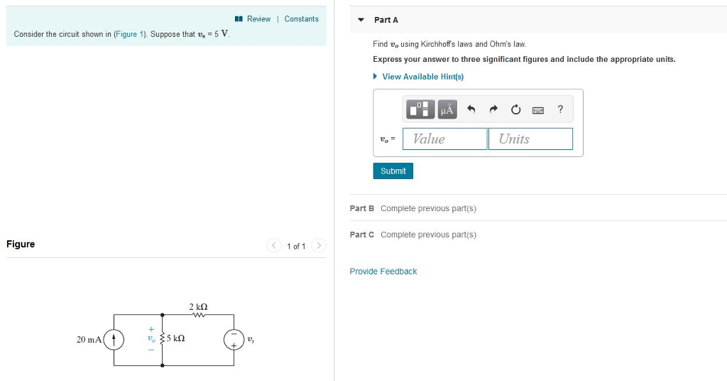 Solved Review | Constants PartA Consider the circuit shown | Chegg.com Solved Review | Constants PartA Consider the circuit shown | Chegg.com