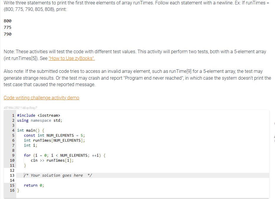 Solved {800,775,790,805,808}, print: 800 775 790 Note: These | Chegg.com