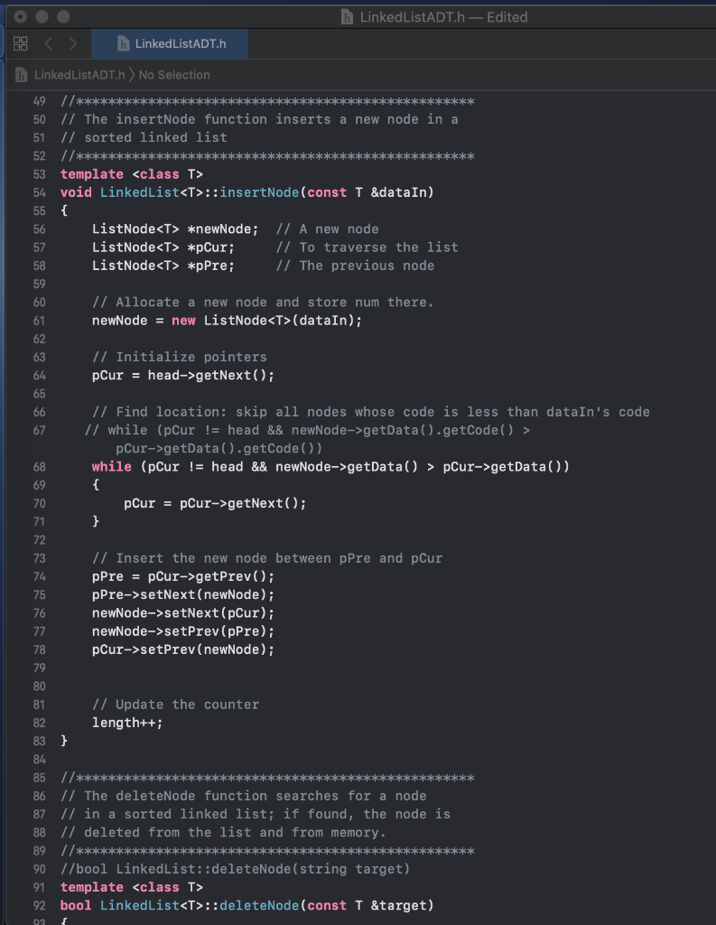 Solved 6.22 Lab: Doubly-Linked Lists - Templates Sorted | Chegg.com