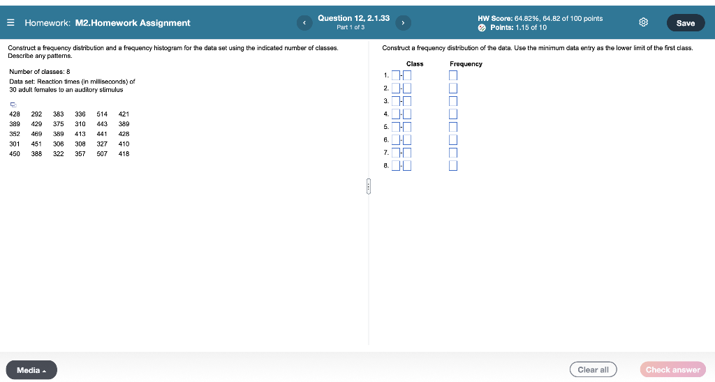 Solved Homework: M2.Homework Assignment Question 12, 2.1.33 | Chegg.com