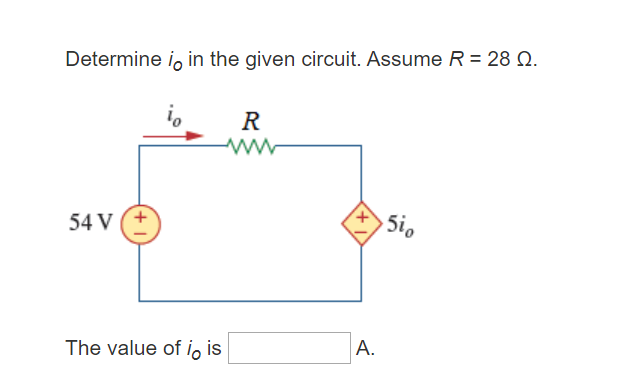 Solved Determine Voin the given circuit. Assume A = 21 and B | Chegg.com