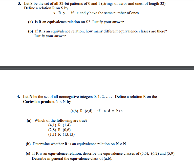 Solved 3. Let S be the set of all 32-bit patterns of 0 and 1 | Chegg.com