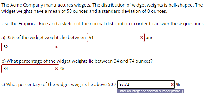 Solved The Acme Company manufactures widgets. The | Chegg.com