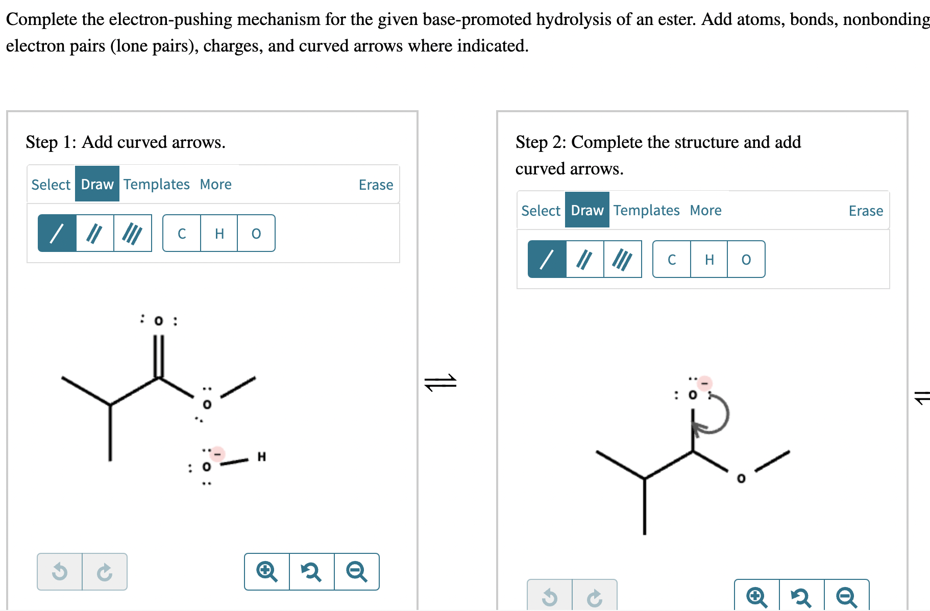Solved Step 3: Complete the structure and add Step 4: | Chegg.com