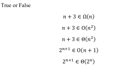 Solved determine whether each statement is true or false. | Chegg.com