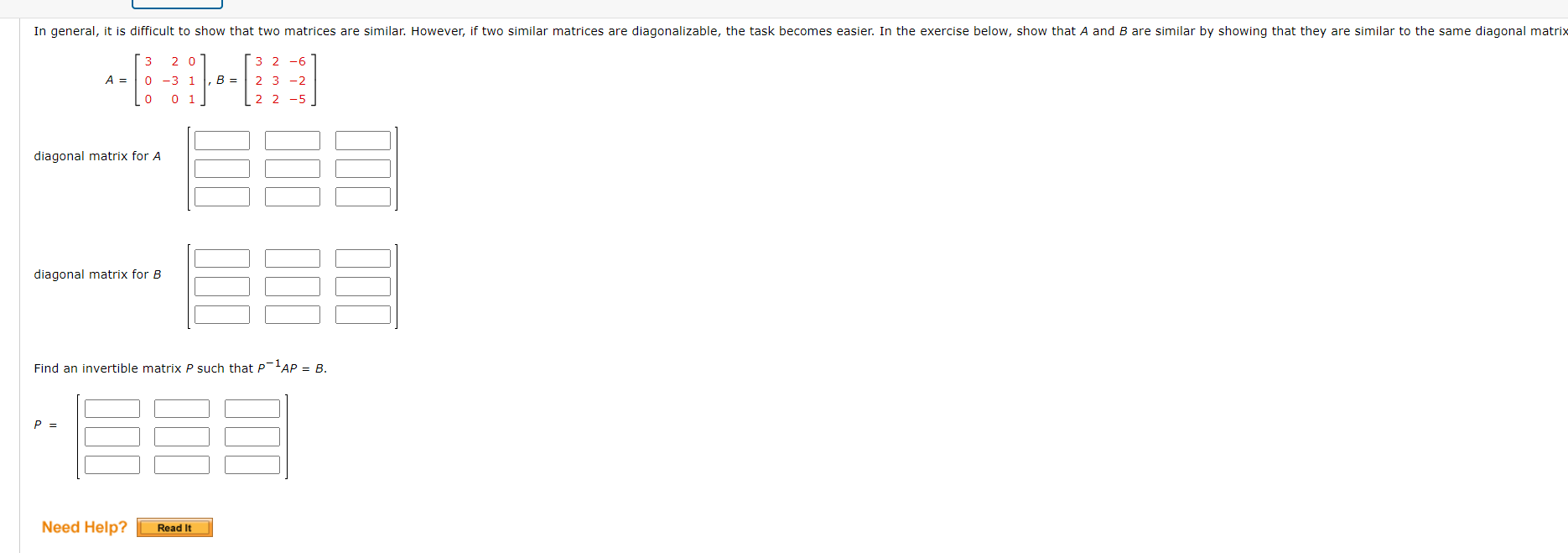 Solved In general, it is difficult to show that two matrices | Chegg.com