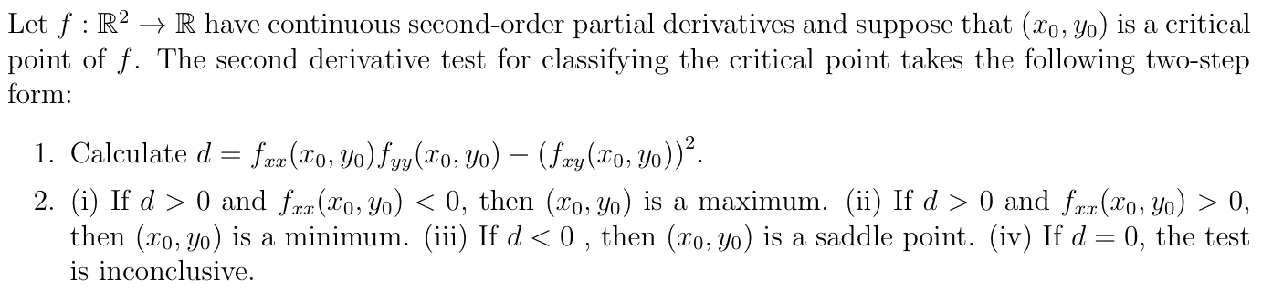 Solved Let f: R2 + R have continuous second-order partial | Chegg.com