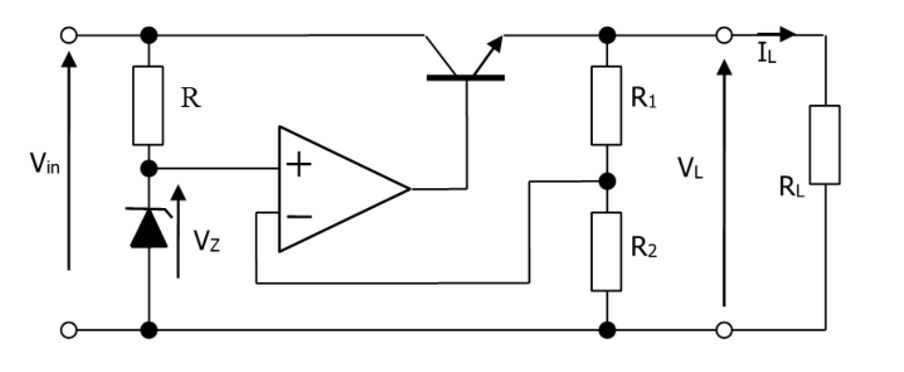 Solved In the figure a series voltage regulator circuit is | Chegg.com