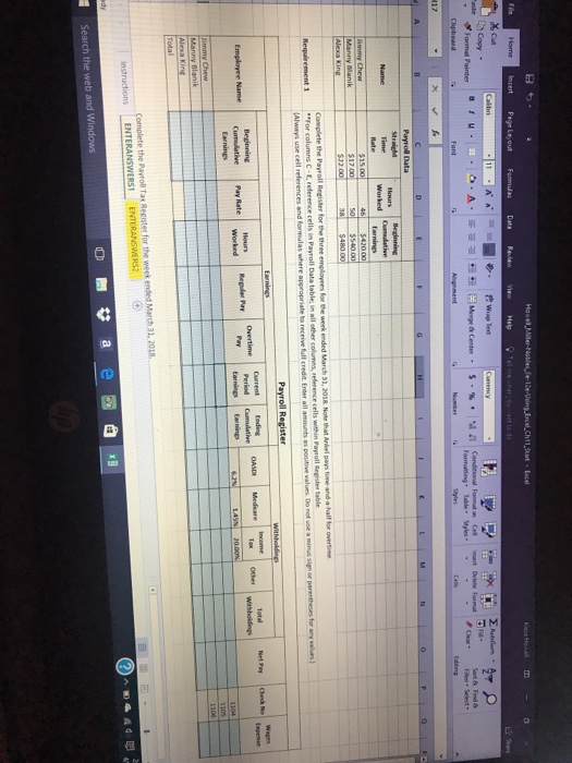Solved Please help finish this excel project. The blue boxes | Chegg.com