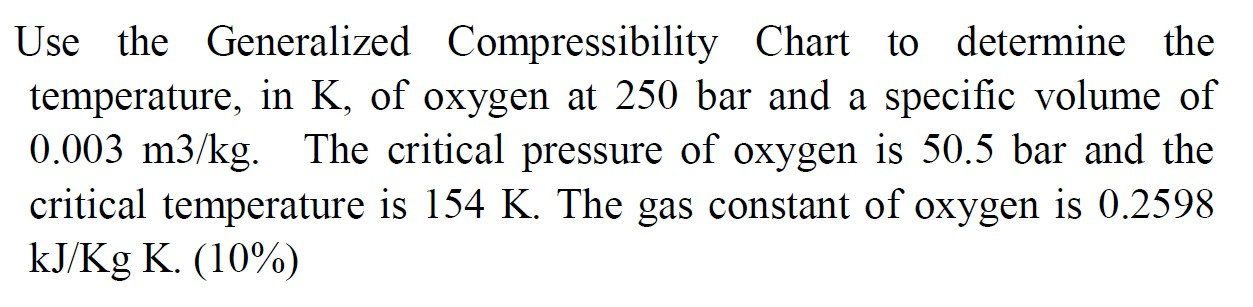 Solved Use the Generalized Compressibility Chart to | Chegg.com