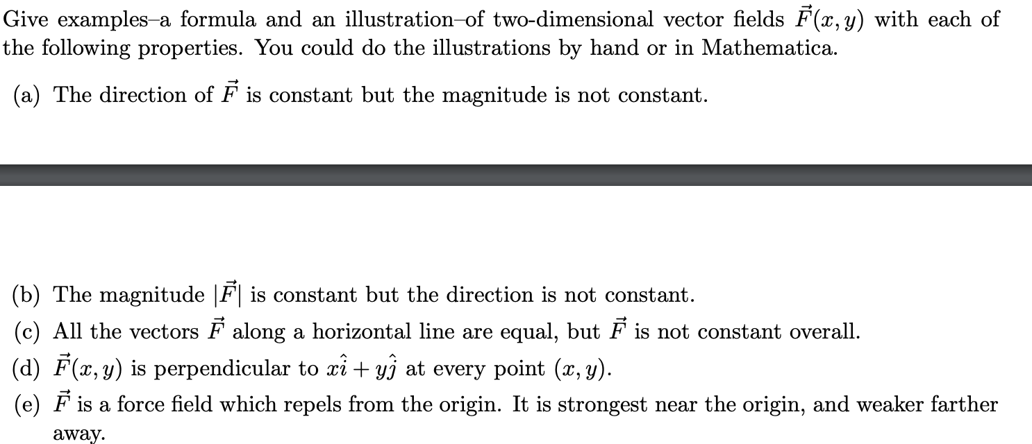Solved Give examples-a formula and an illustration-of | Chegg.com