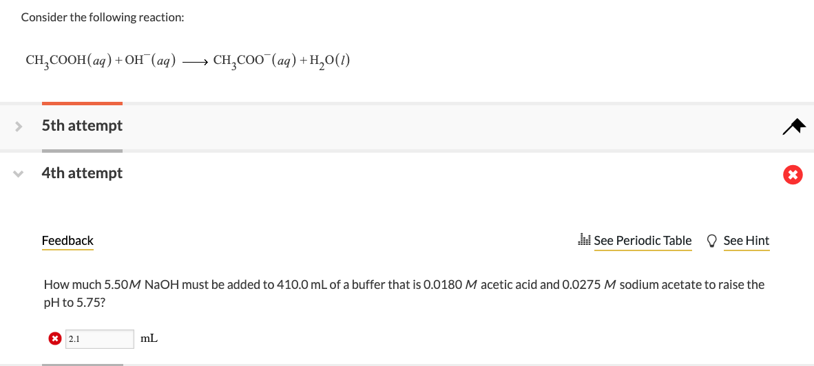 Solved Consider the following reaction: \\[ \\mathrm{CH}_{3} | Chegg.com