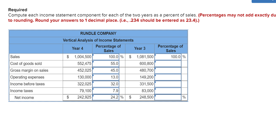 Solved Required Compute each income statement component for | Chegg.com