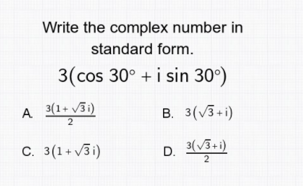 Solved How do I go about solving a complex number in to | Chegg.com
