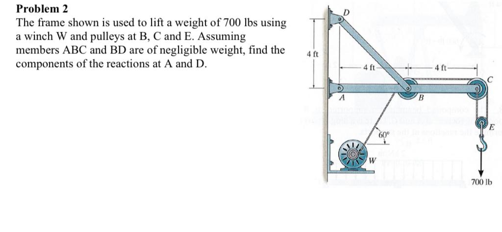 Solved Can you please help me with this statics problem? If | Chegg.com