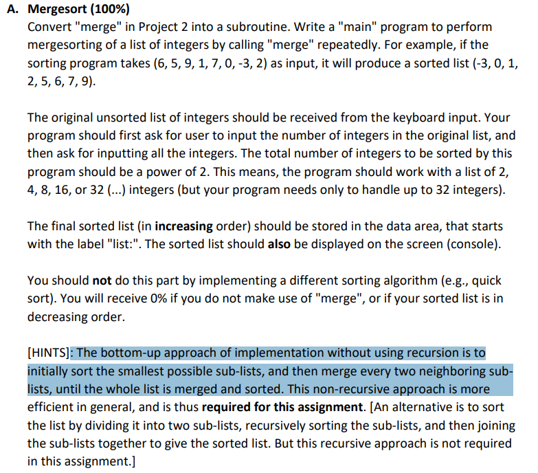 Solved Please write it in MIPS Assembly with console output | Chegg.com Solved Please write it in MIPS Assembly with console output | Chegg.com