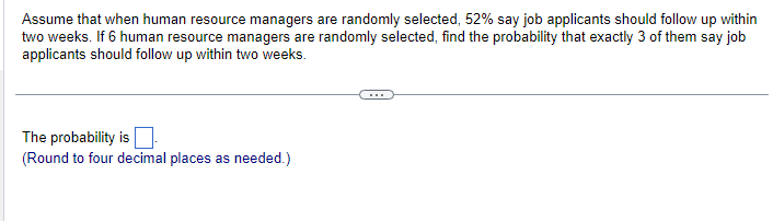 Solved Assume that when human resource managers are randomly | Chegg.com