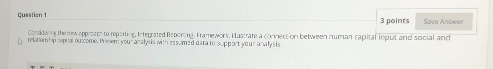 Solved Considering the new approach to reporting, Integrated | Chegg.com