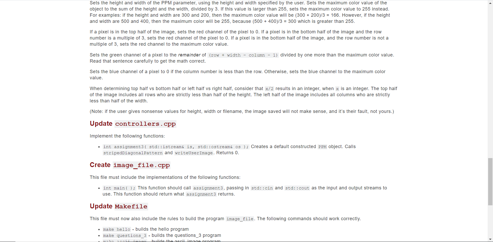 Portable Pixmap Format The Portable Pixmap Format | Chegg.com
