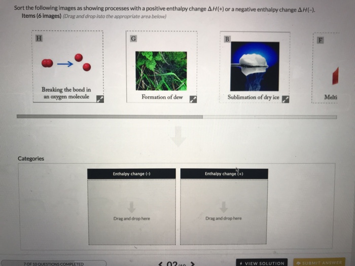 Solved Sort the following images as showing processes with a | Chegg.com