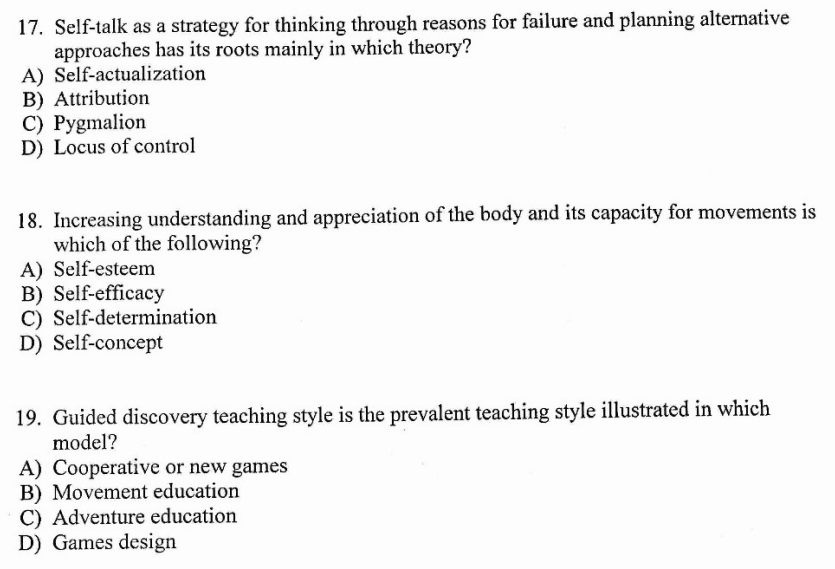 Solved 17. Self-talk as a strategy for thinking through | Chegg.com