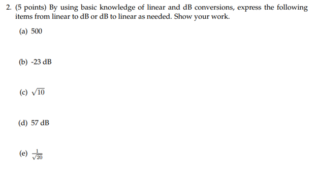 Solved 2 5 Points By Using Basic Knowledge Of Linear And
