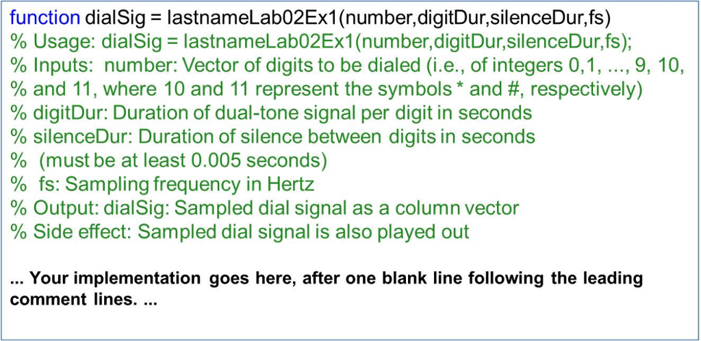 Write a MATLAB function that constructs and plays the | Chegg.com