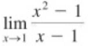 Solved limx→1x2-1x-1 | Chegg.com